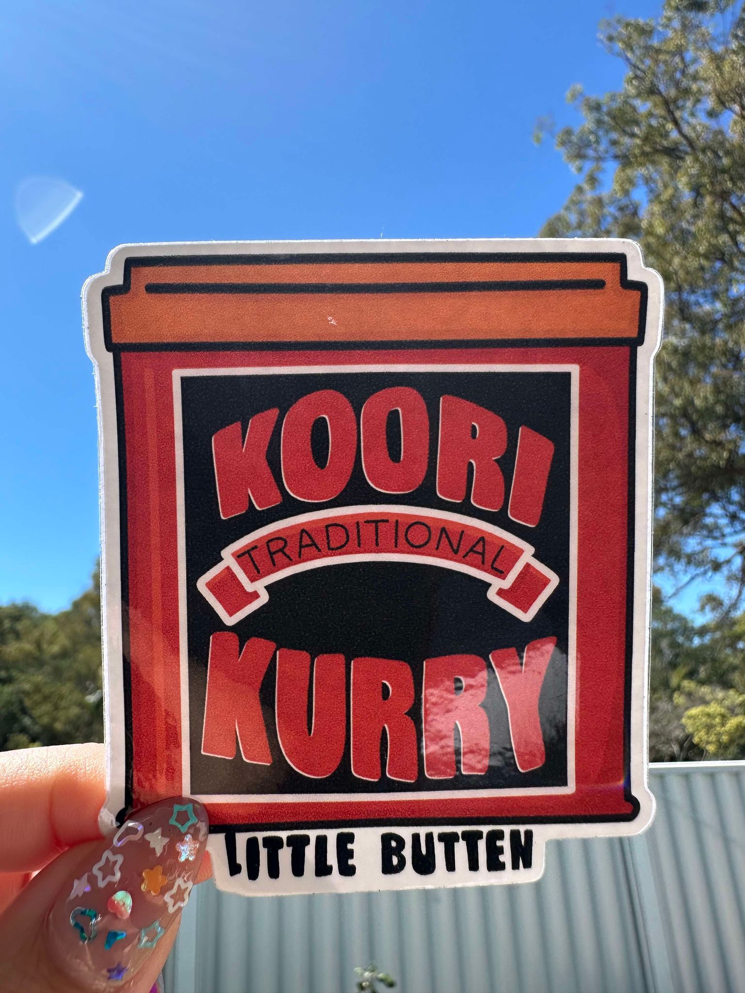 Koori Kurry Sticker – Little Butten